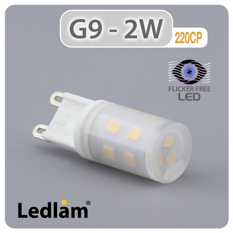 G9 LED Capsule Bulb 2W 220CP - Ledlam Lighting